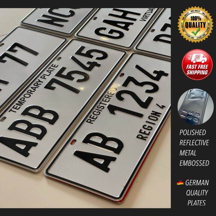 1 pc Personalized / Custom Made for Temporary / Conduction Car Plates ...