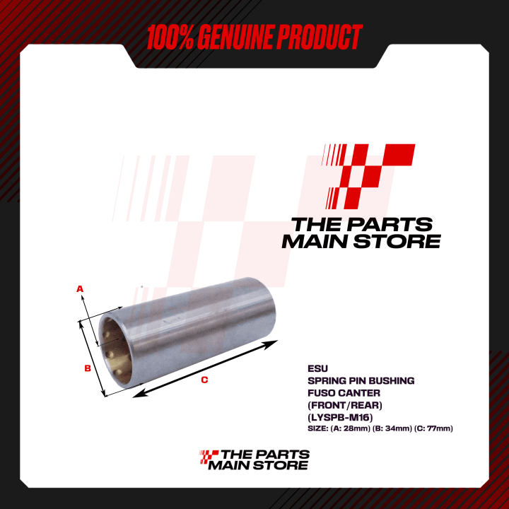 ESU SPRING PIN BUSHING / LEAF SPRING / SHOCKS / STRUTS MITSUBISHI FUSO ...