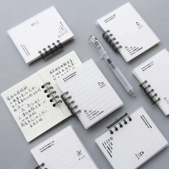 Horizontal Line Loose Leaf Notebook Student A7 Coil Notepad | Lazada PH