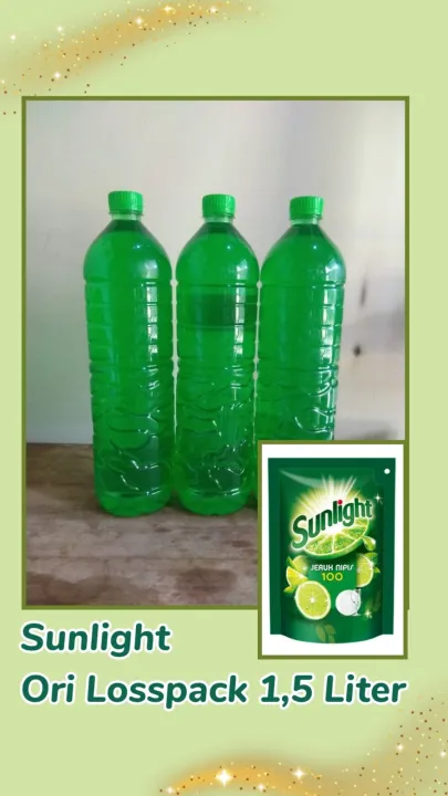 sunlight kemasan botol 1,5liter | Lazada Indonesia