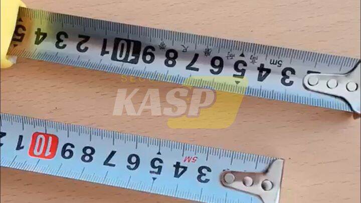 Yellow Steel Tape Measure 3m/7.5m Heavy Duty Auto Lock Retractable ...