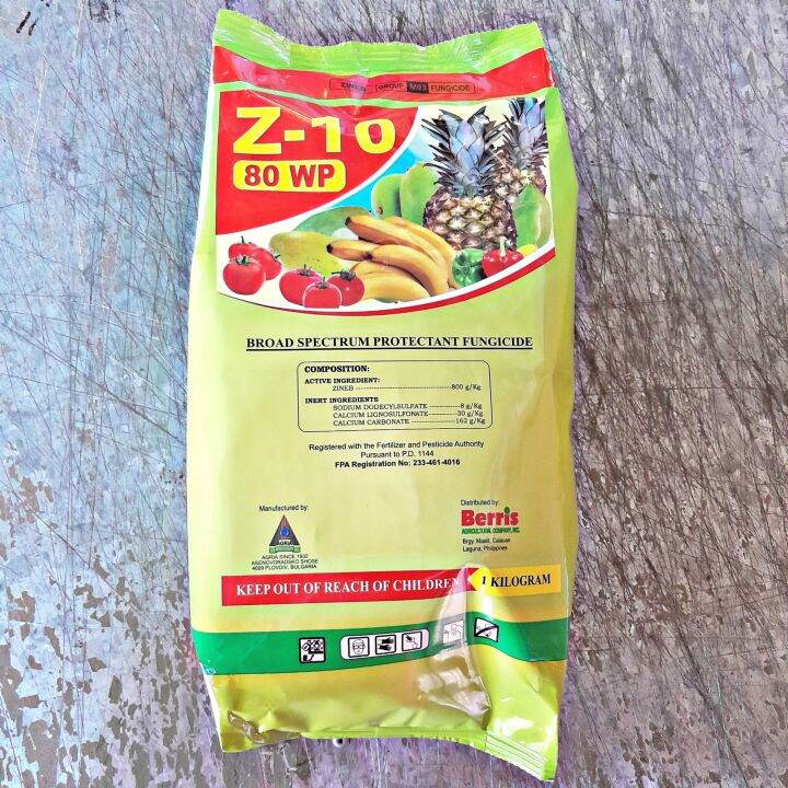 Z-10 80 WP (1 KILO) ZINEB BROAD SPECTRUM PROTECTANT FUNGICIDE by AGRIA ...