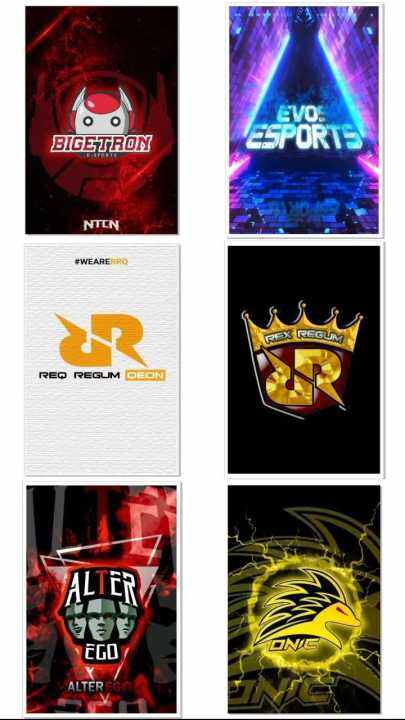 Cetak poster (RRQ, ALTER EGO,BIGETRON ,AURA,ONIC ,BOOM,AEROWOLF ...
