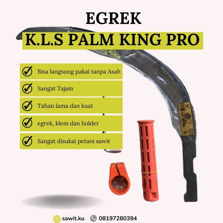 KLS PALM KING PRO EGREK MALAYSIA TANPA ASAH | Lazada Indonesia