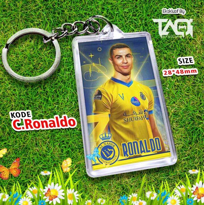 KEYCHAIN / GANTUNGAN KUNCI AKRILIK RONALDO / CR7 / AL NASSR | Lazada ...