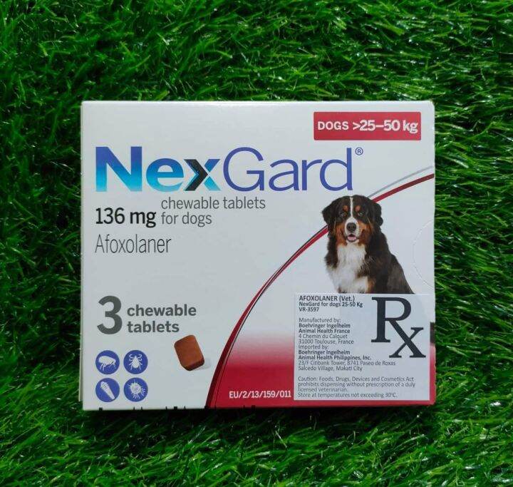 Nexgard Chewable Tablet 25-50kg (Sold per Tablet) | Lazada PH
