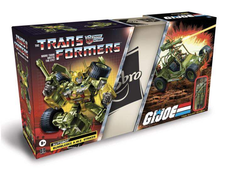 HASBRO TRANSFORMERS ×G.I JOE A.W.E STRIKER BUMBLEBEE ACTION FIGURE ...