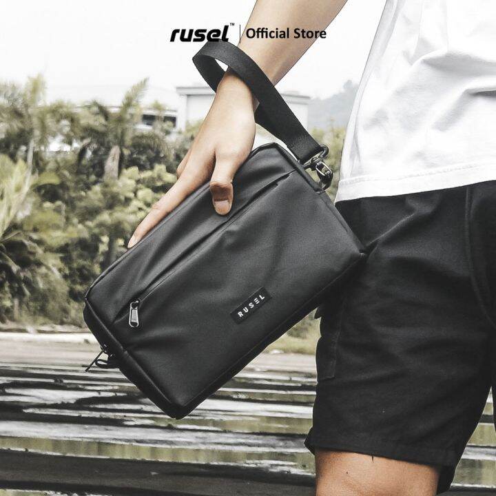 Rusel Co Aruna//Tas Selempang Pria Sling Bag Waterproof//Tas Tangan ...