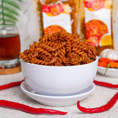Cemilan Pedas Extra Daun Jeruk / Makaroni Spiral / Camilan Enak dan ...