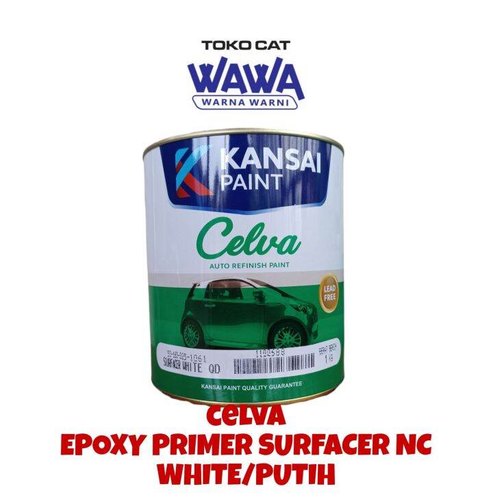 Celva Epoxy primer surfacer meni besi kayu cat dasar anti karat 1kg ...