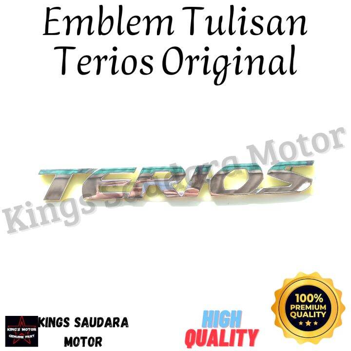 Emblem Tulisan Terios Original | Lazada Indonesia