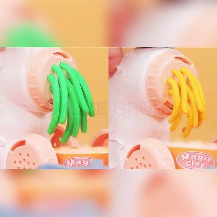 【READY STOCK】MODELING DREAM CLAY PLAY DOUGH MACHINE DIY 造型梦想粘土橡皮泥DIY玩具 ...