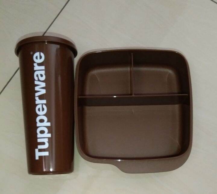 TEMPAT MAKAN DAN MINUM SET TUPPERWARE LIMITED EDITION | Lazada Indonesia