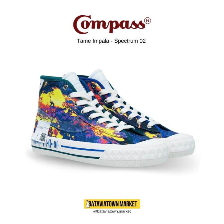 [Limited Edition] Sepatu Compass x Tame Impala - Spectrum 02 | Lazada ...