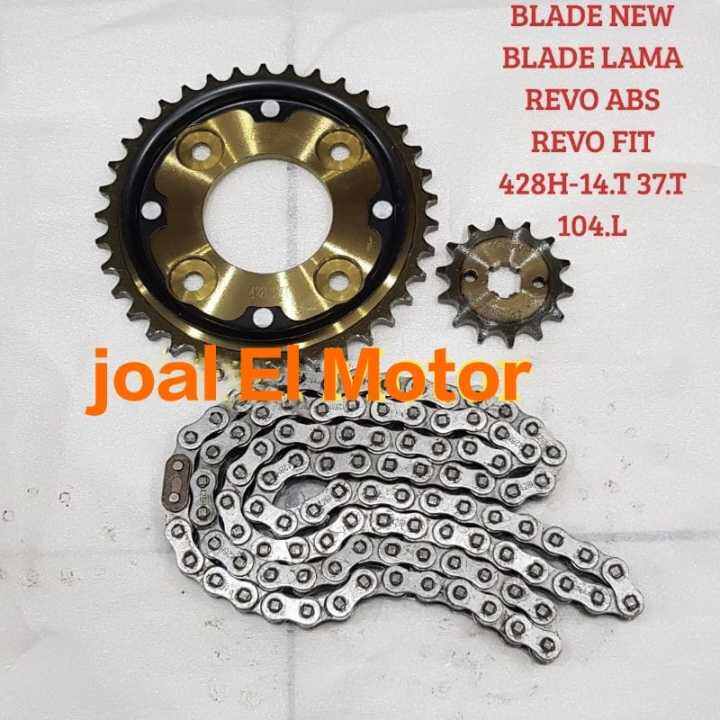 GEAR GIR SET RANTAI RODA BLADE NEW BLADE LAMA REVO ABSOLUTE REVO VIT ...