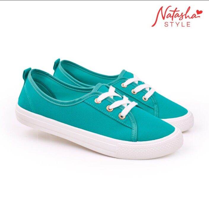 Natasha Ladies Shoes Amifa Green Sneaker Canvass NLS | Lazada PH