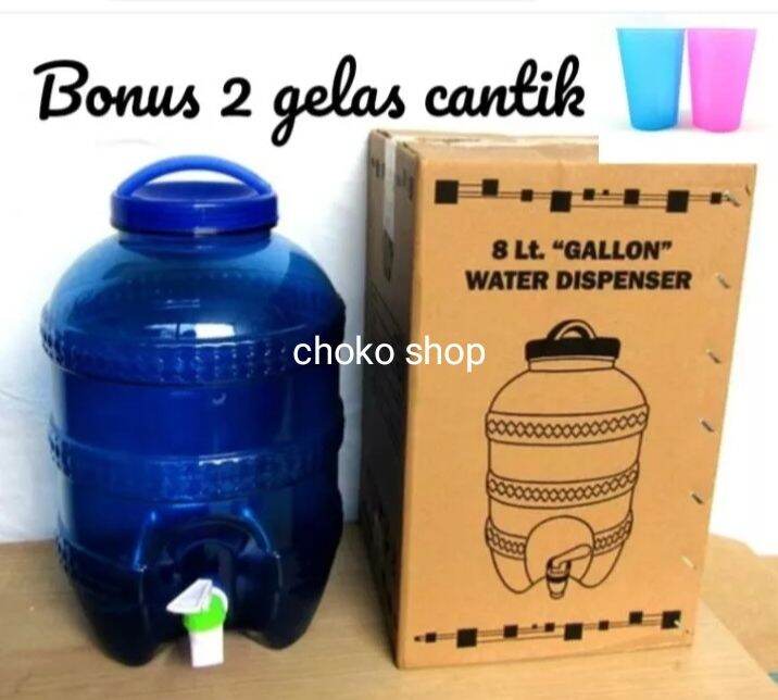 (CS) GALON KRAN 8 LITER/GALON AIR/GALON ADA KERAN | Lazada Indonesia