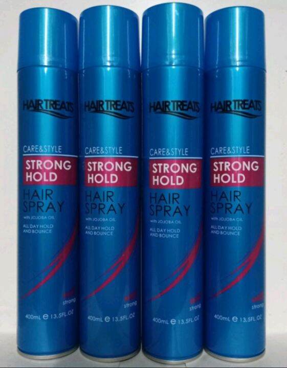Hair treats hair spray strong hold 400ml care &style with Jojoba oil ...