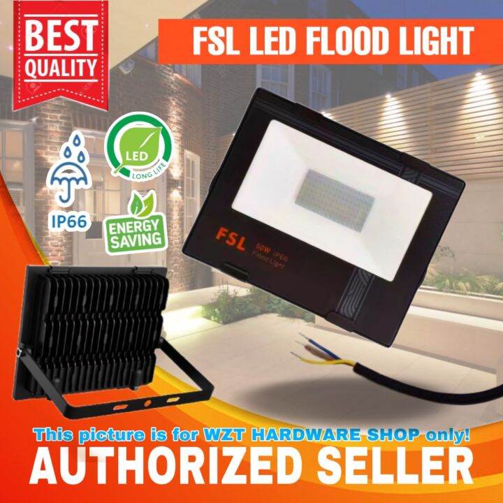 FSL LED FLOOD LIGHT / SPOTLIGHT 50w 100w 150w 200w ENERGY SAVING & LONG LASTING SUPER BRIGHT ...