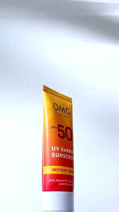 OMG UV Barrier Sunscreen SPF 50 PA++++ Oh My Glow 25ml Female Daily Id ...
