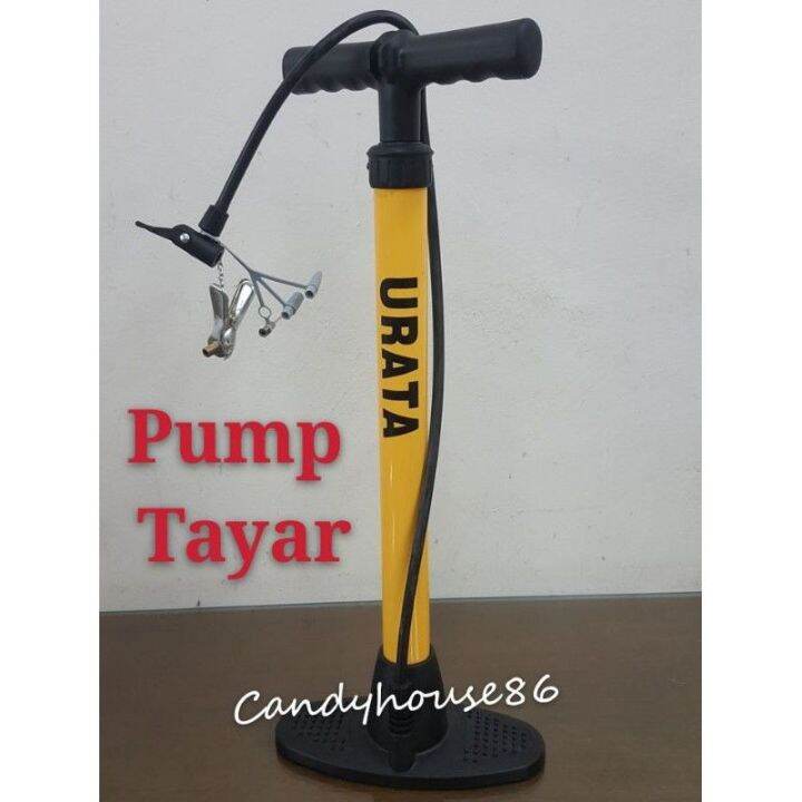 URATA Bicycle Pump Cycling Air Pump Basikal Pump Hand Pump Tayar Tire ...