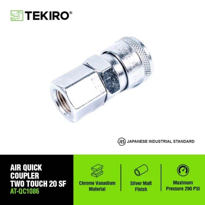 Coupler 20SF Tekiro Air Quick Coupler Sambungan Selang Kompresor ...