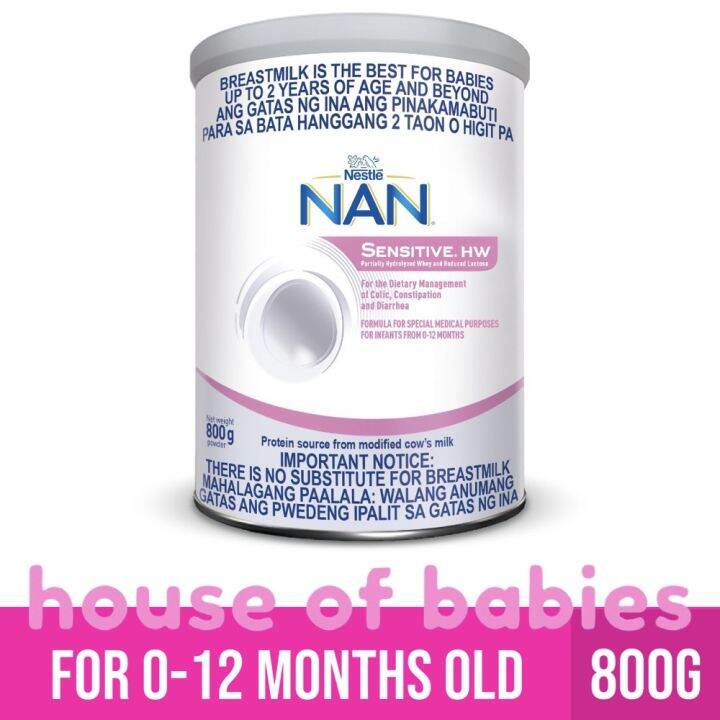 NAN Sensitive 800g 0-12 Months Old Infant Formula | Lazada PH