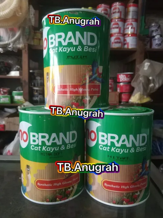 Cat Minyak Kayu Besi Brand NOBRAND Cat besi cat kayu cat minyak kemasan ...