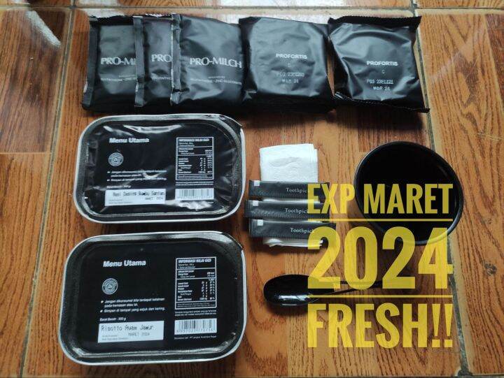 RANSUM NARAGA PLUS Biskuit Survival Indonesia Meals Ready To Eat MRE ...