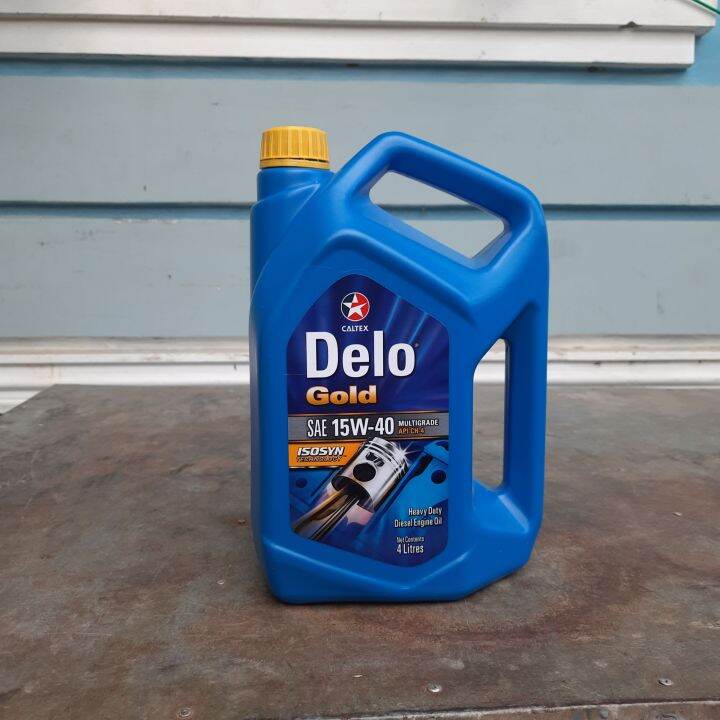 4 Liters Delo Gold 15W-40 | Lazada PH