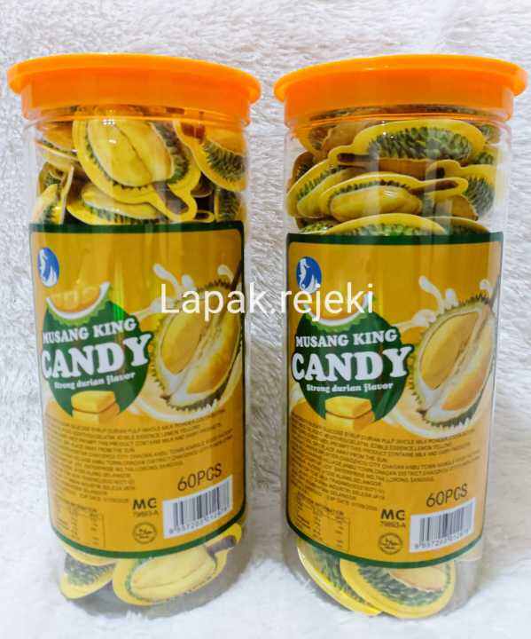 Permen Durian Musang King isi 60pcs / Permen Durian | Lazada Indonesia