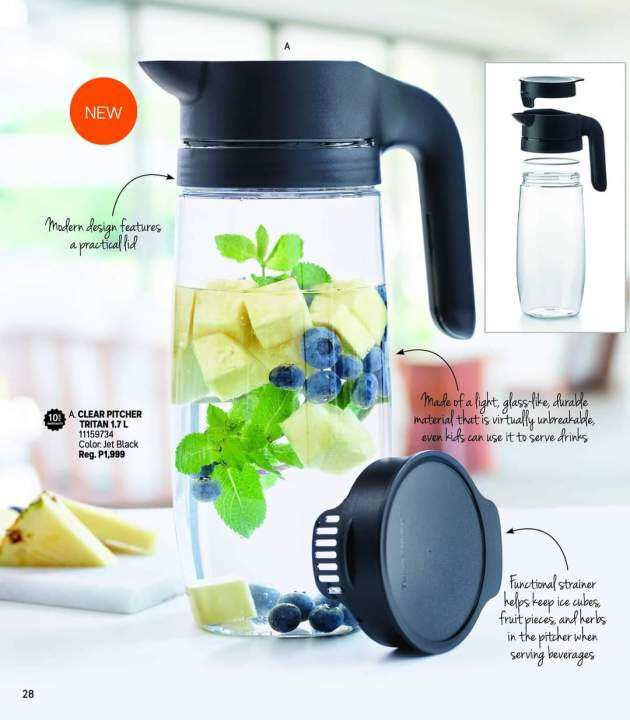 Tupperware Tritan Clear Pitcher | Lazada PH