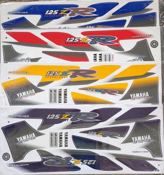 YAMAHA Y125ZR (4) BODY STICKER | Lazada