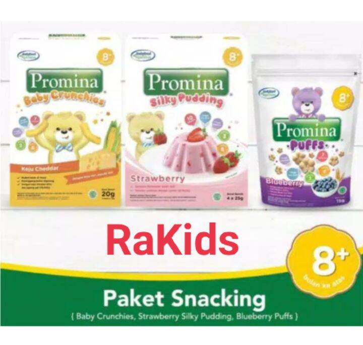 promina paket Snack ( baby crunch, puding, puff) | Lazada Indonesia