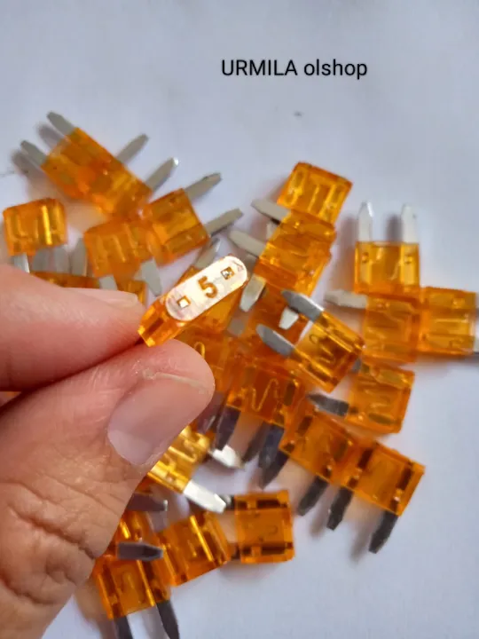 SEKRING SIKRING FUSE TANCAP MINI KECIL 5A,PAKET 25 PCS | Lazada Indonesia