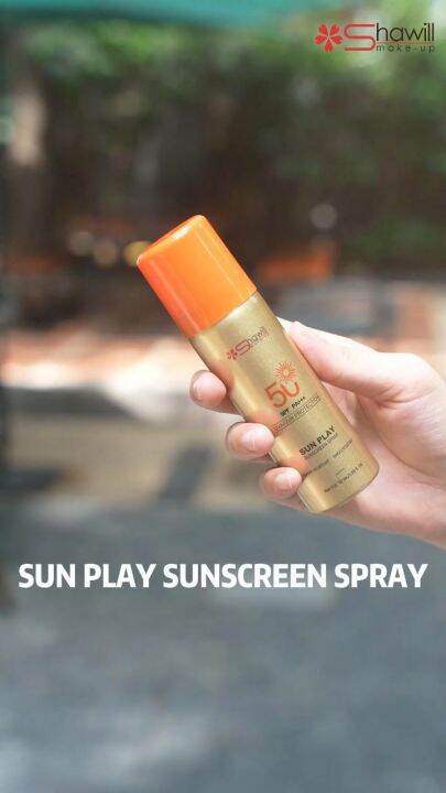 Shawill Make Up Sun Play Sunscreen Spray Sunscreen Face Body Whitening ...