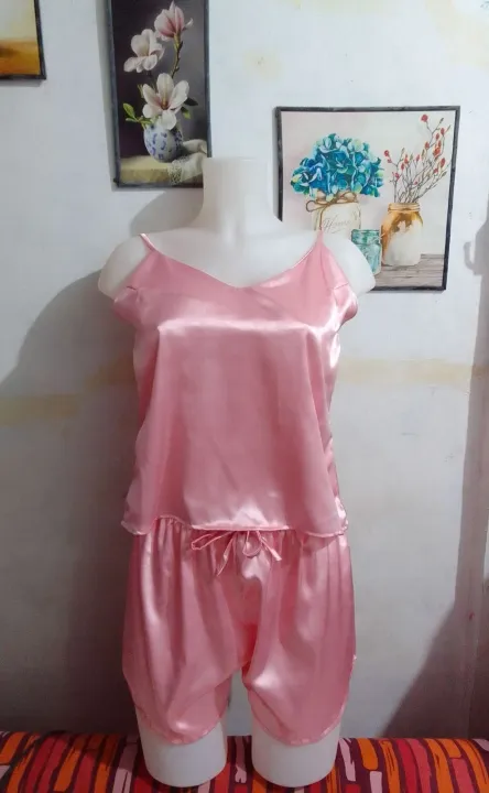 Sleep wear terno Silk | Lazada PH