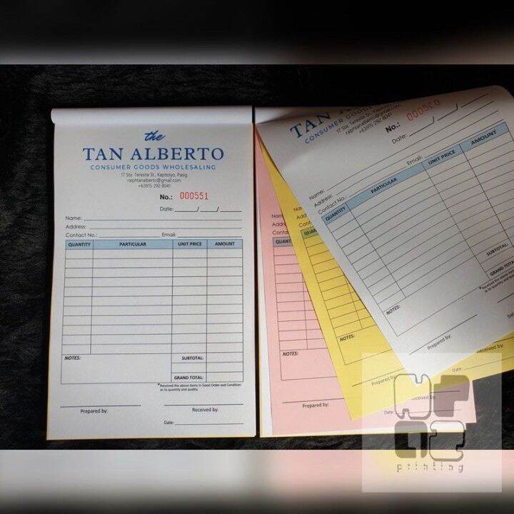 CUSTOMIZED SALES INVOICE / DELIVERY RECEIPT / PURCHASE ORDER ...