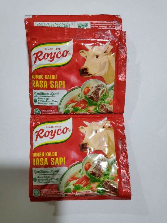 Royco Rasa Sapi Seasoning 8 Gram 10 Sachets | Lazada