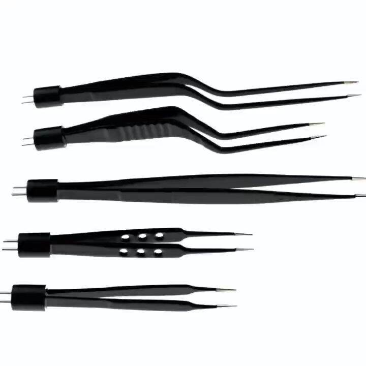 Reusable Electrode Forceps Tweezers Bipolar cautery forceps Bipolar ...