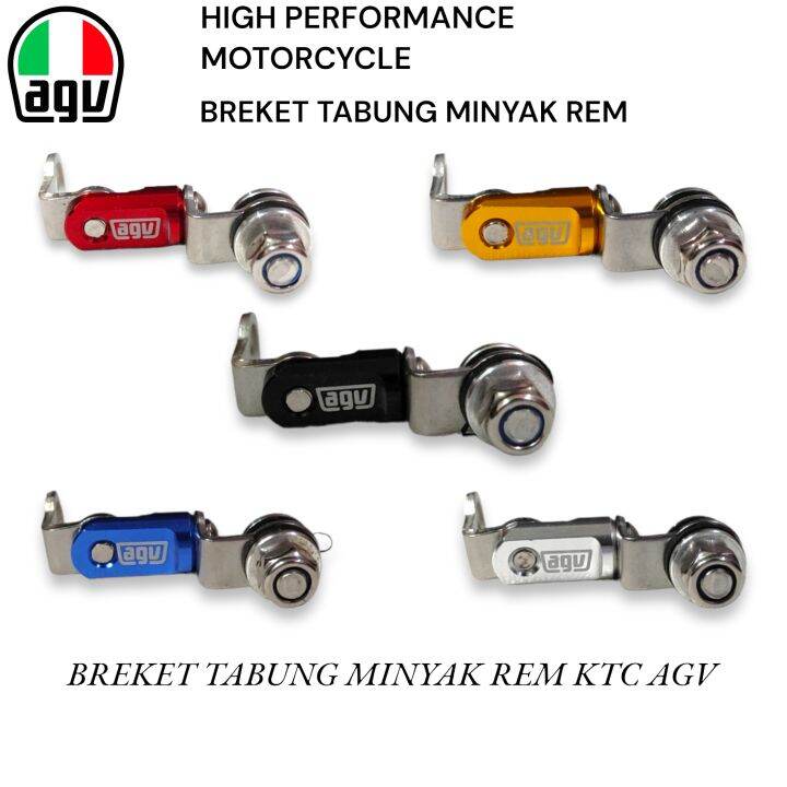 BAZAAR DISKON WR3 BRACKET DUDUKAN TABUNG MINYAK REM FULL CNC AGV MODEL KTC UNIVERSAL | Lazada ...
