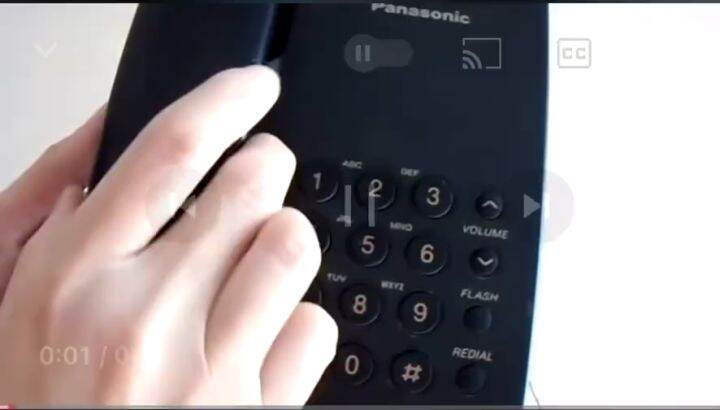 ️ ORIGINAL PANASONIC KX-TS500ML Single Line Phone KX-TS500ML SLT Single Line Telephone PABX ...