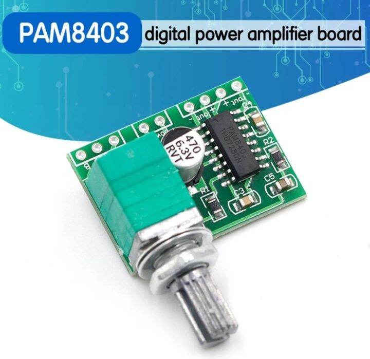Module Mini Amplifier Stereo PAM8403 2X3W 5VOLT | Lazada Indonesia