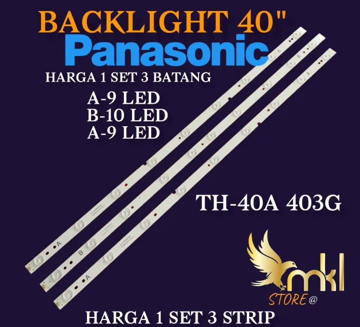 BACKLIGHT TVLED PANASONIC 40"TH-40A+403G | Lazada Indonesia