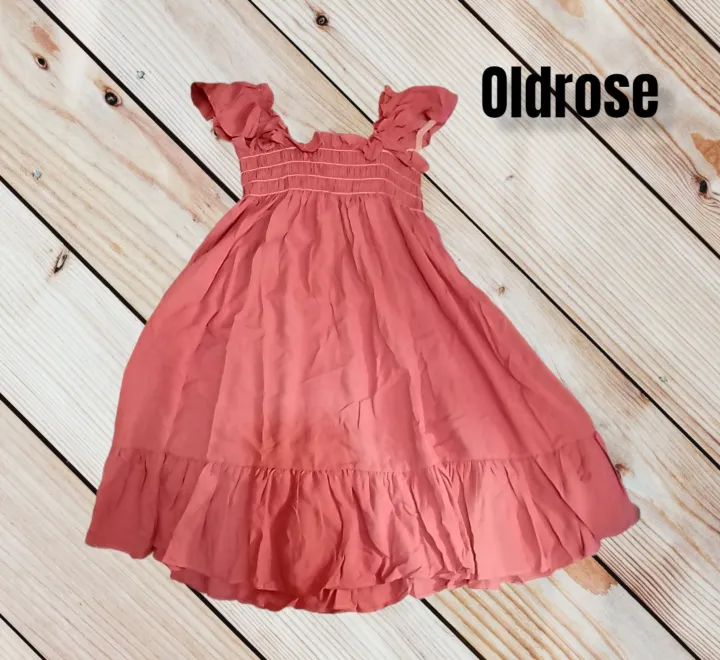 Dress Pambata Challis Fit 5-7yrs old Pwede sa mataba bata | Lazada PH