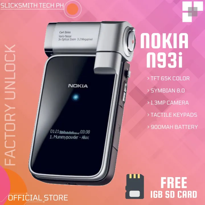 Original Nokia N93i Factory Unlock | Vintage Phone | Lazada PH