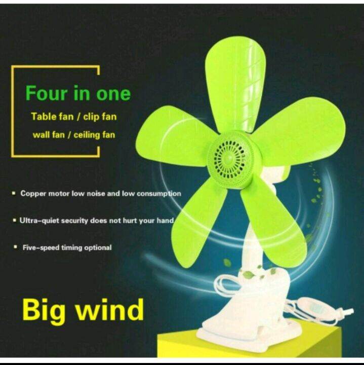 ultra-large wind portable clip on fan electric fan with five wings ...