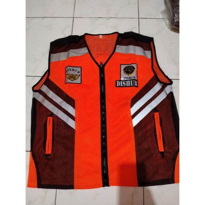 rompi jaring dishub Oren hitam | Lazada Indonesia