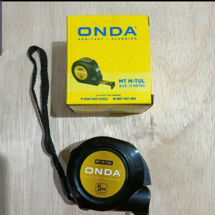 Meteran 5 meter Onda - Meteran Onda - Meteran Otomatis Onda | Lazada ...