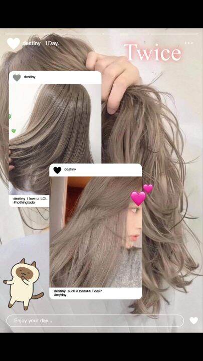 Twice Hair color Shampoo ผลิตภัณฑ์เปลี่ยนสีผม ง่ายๆในหนึ่งขั้นตอน แค่ ...